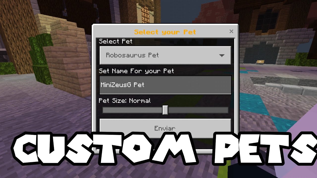 Plugin Custom Pets For Pocketmine 1.17x - YouTube