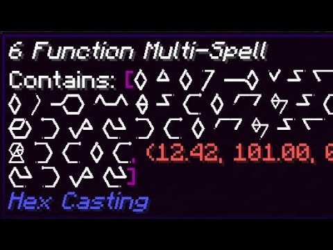 Hexcasting - Contextual Multi Spell - A single spell for all your daily ...