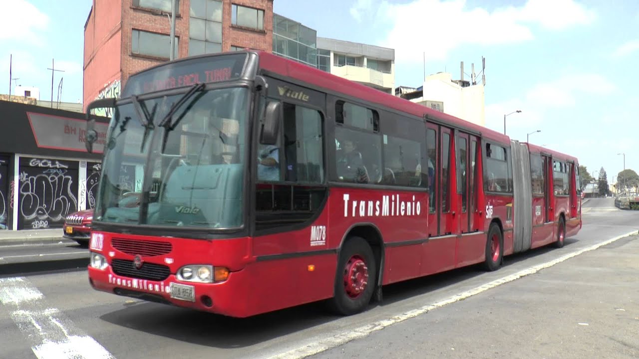 BOGOTA COLOMBIA BUS RAPID TRANSIT - YouTube