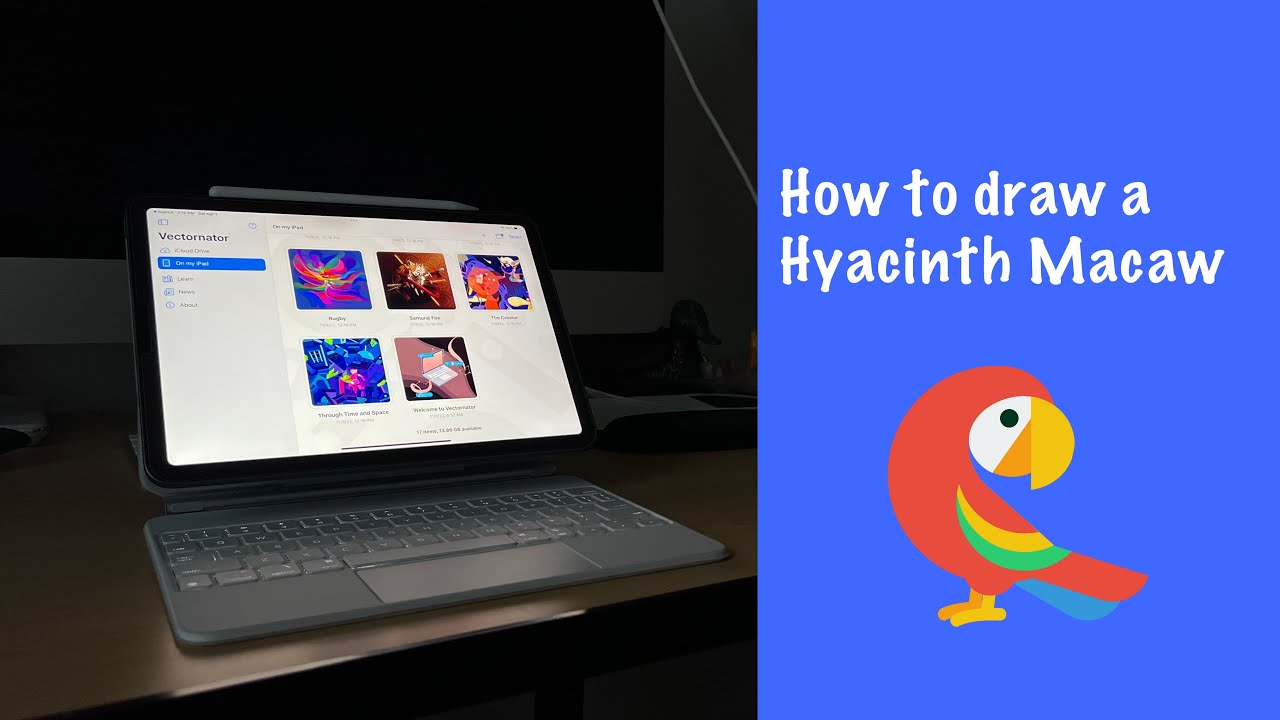 Ashton’s Workshop | Season 1 Episode 1 | How to draw a Hyacinth Macaw ...