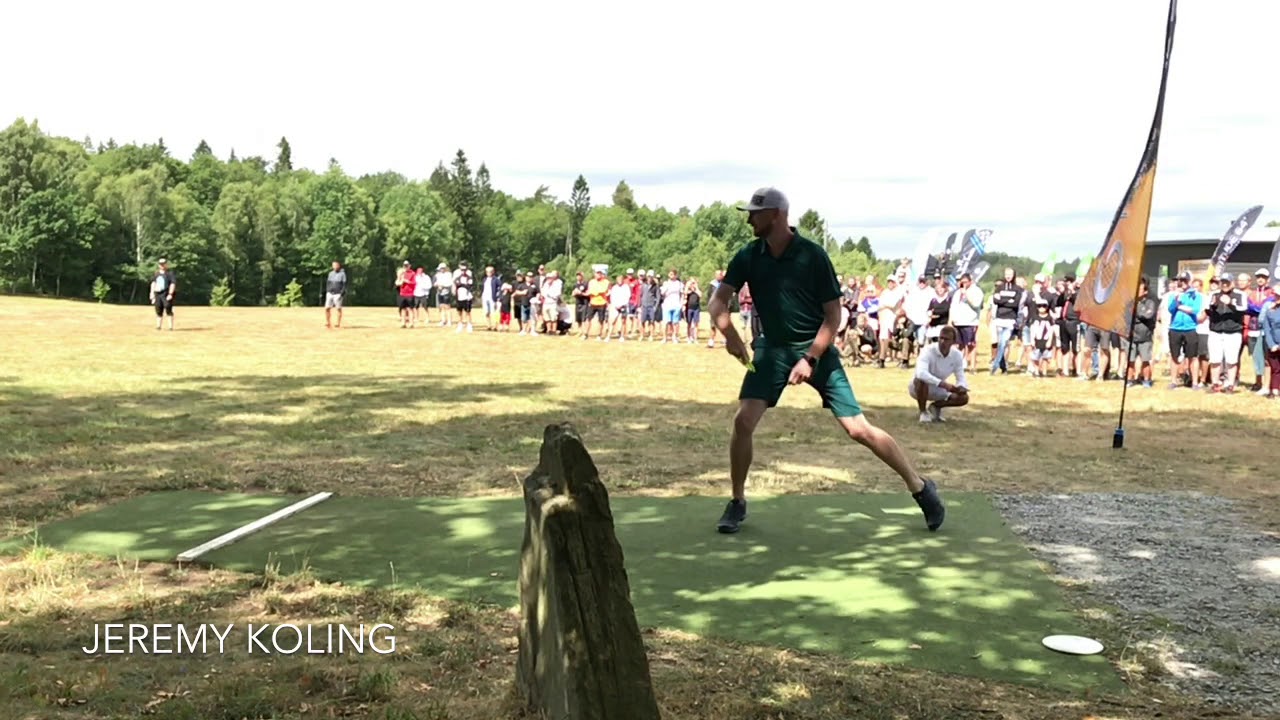 Slow motion drives from The Open 2018 in disc golf - YouTube