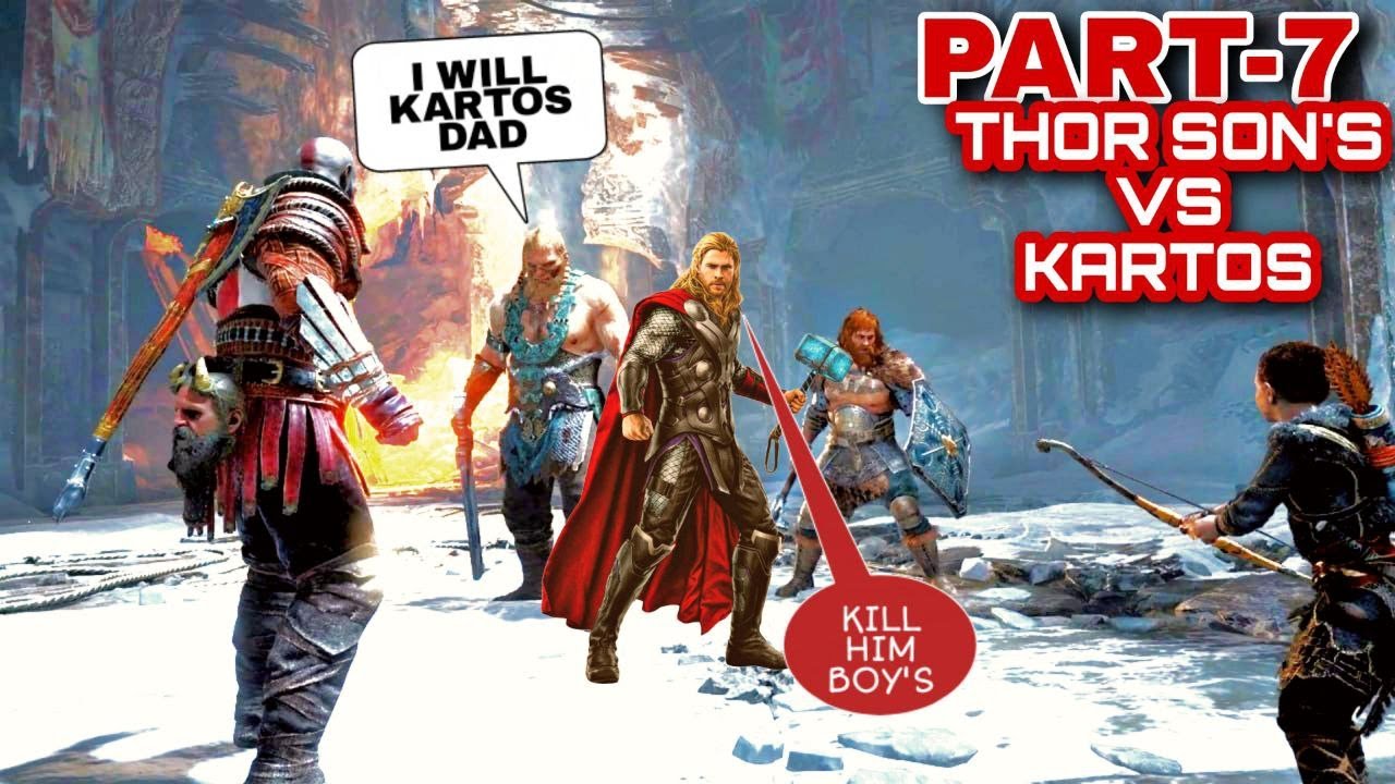 GOD OF WAR 4 || PART~7 || GAMEPLAY || THOR SONS || MAGNI & MODI ...