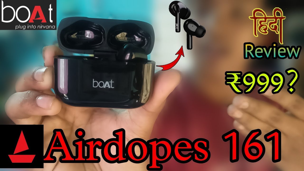 Boat Airdopes 161 Unboxing & Review | Best TWS Earbuds | Under budget ...