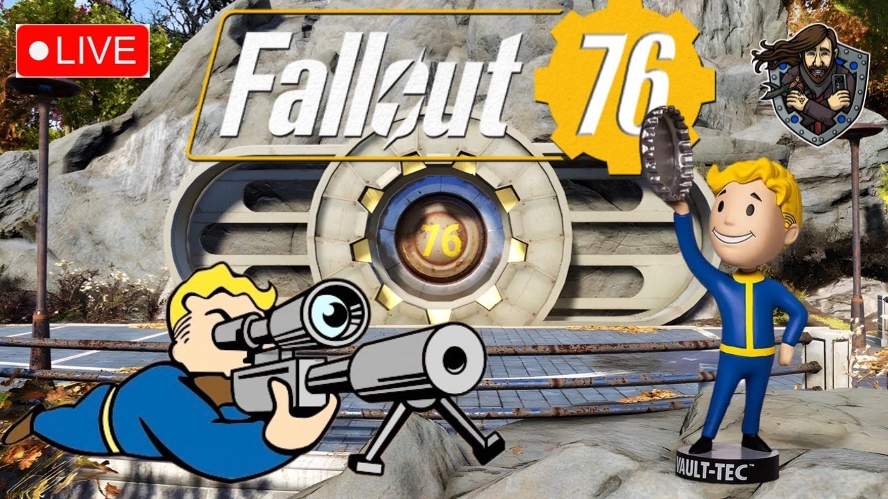 🔴Live - Level 14 - Sniper Build - Fallout 76 *Part 2* - YouTube