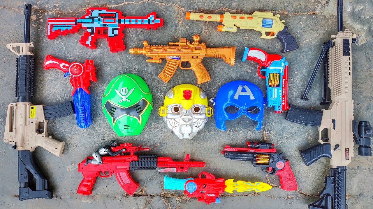 Mencari mainan tembak-tembakan spiderman guns, spiderman gunshot, ak 47 ...