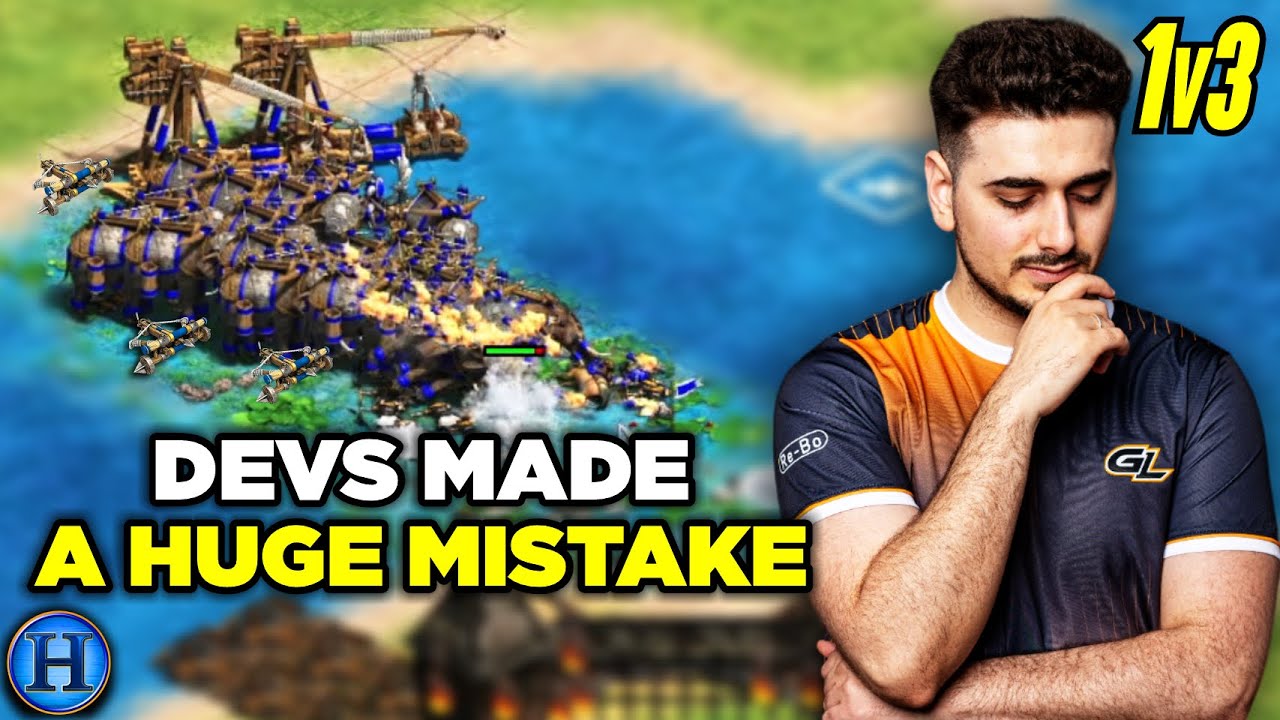 The Devs Made a HUGE Mistake... | 1v3 AoE2 - YouTube