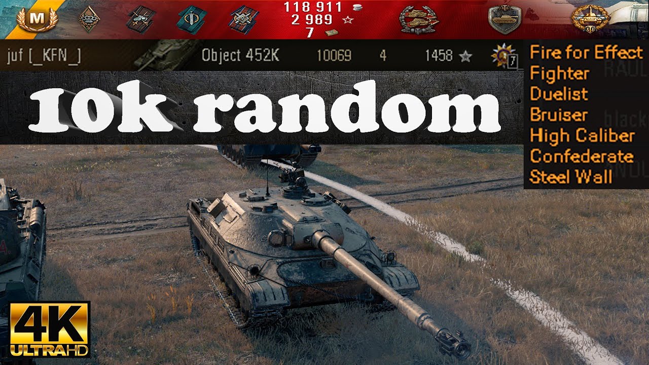 Object 452K video in Ultra HD 4K🔝 10k random, 2140 block, 4 kills, 1458 ...
