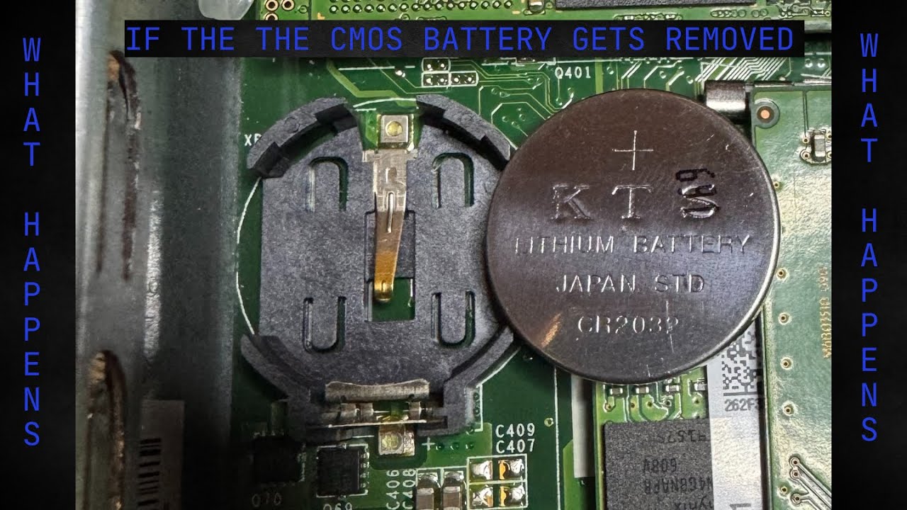 Seeing what happens if you remove the CMOS battery (wired results ...