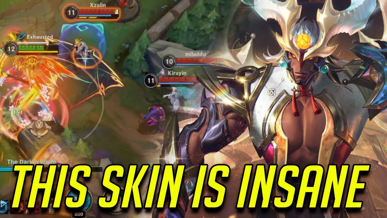 WILD RIFT NEW AATROX SKIN DRAGON LANTERN SEXY AF - YouTube