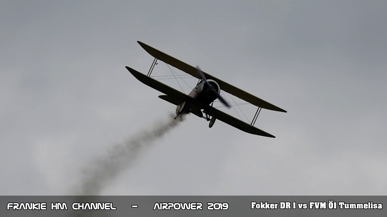FVM Ö1 Tummelisa vs Fokker DR 1 | Old aircraft battle | Triplane vs ...