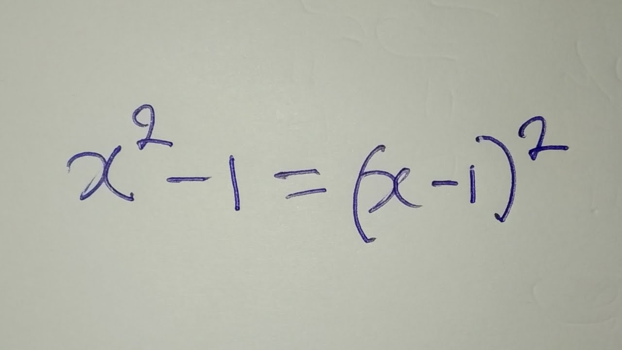 Nice equation | The only solution - YouTube