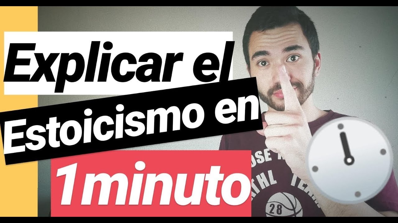 ¿Qué es el ESTOICISMO en 1 minuto? ⌛⌛⌛ - YouTube