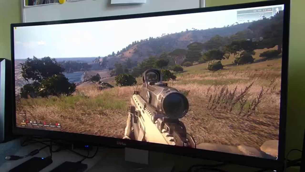 ARMA 3 on 3440x1440 (DELL U3415W Curved) (21:9) 34" - YouTube
