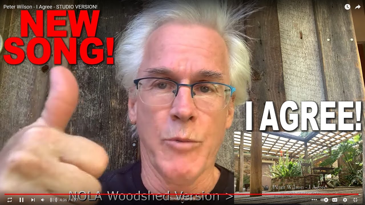 I AGREE - Peter R. Wilson - Studio Version - YouTube