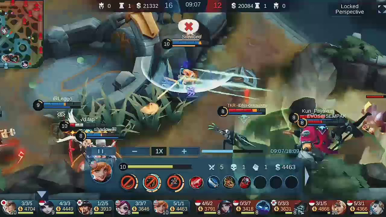Naomi Nami - Mobile Legends (MLBB) - Fanny darat ping 120ms normal hit ...