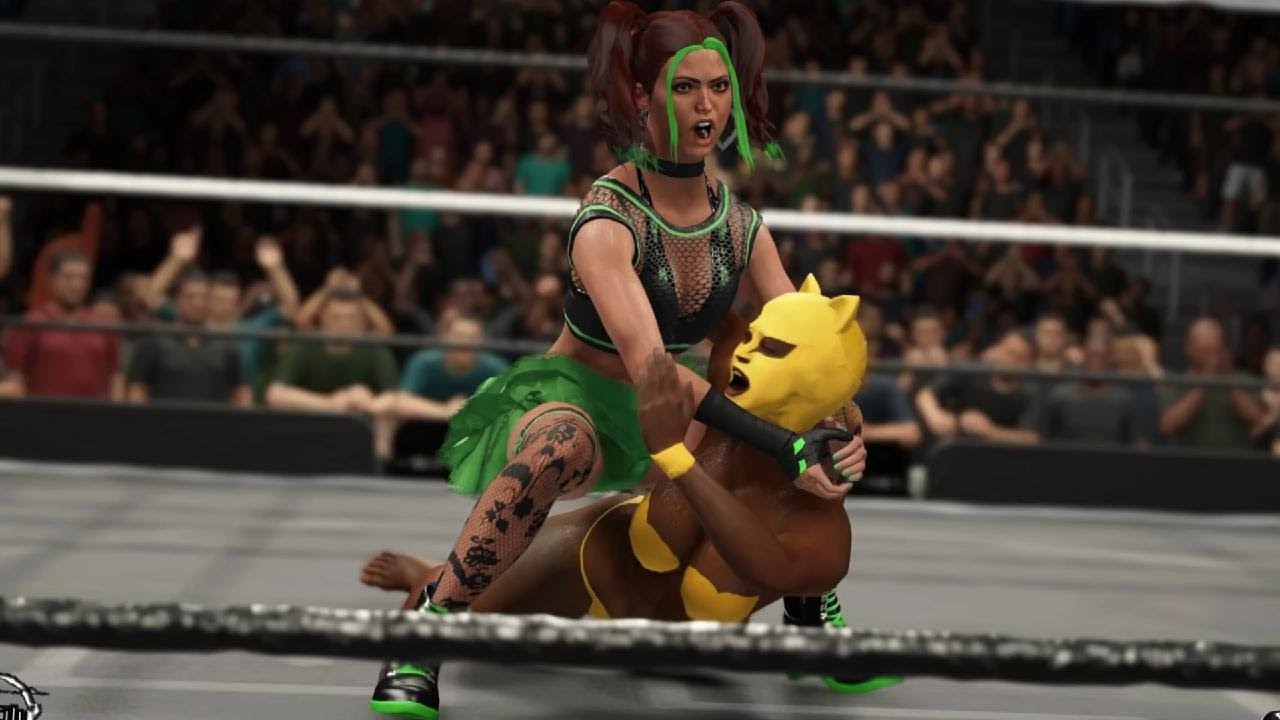 OCW 317 Submission Match Luscious Kitty tries her best to endure the ...