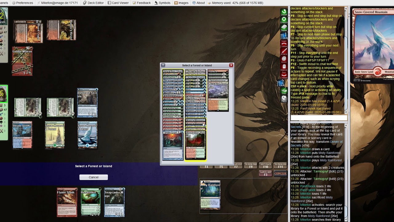 1910 Modern Temur Delver 096 Goblins - YouTube