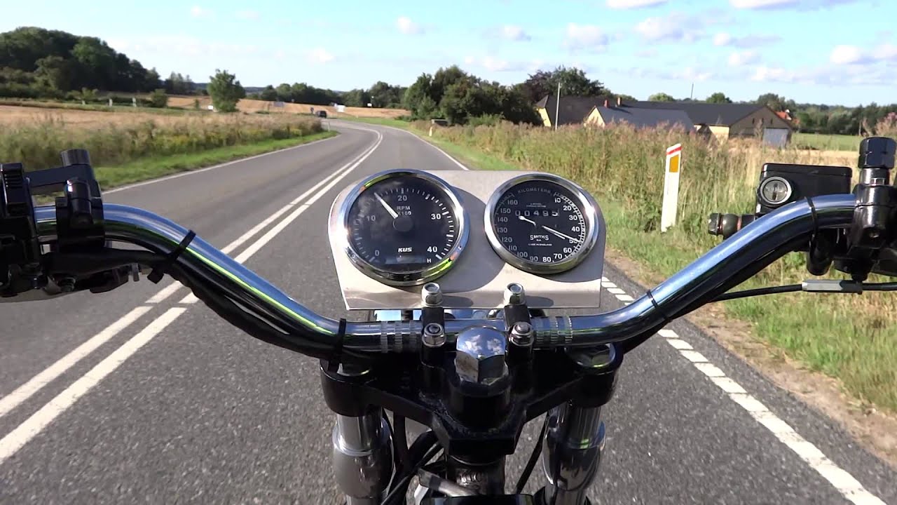 Royal Enfield diesel Ruggerini MD151 654cc ride - YouTube