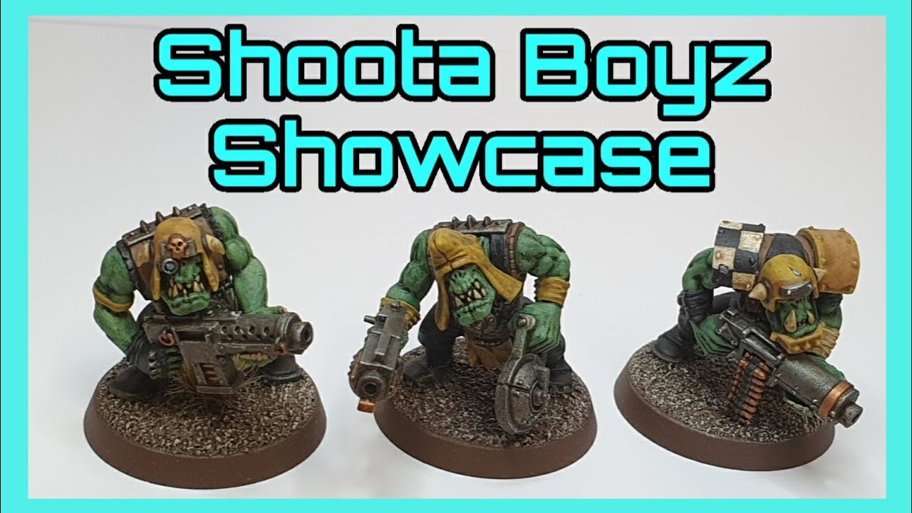 Ork Bad Moon Shoota Boyz Showcase - YouTube