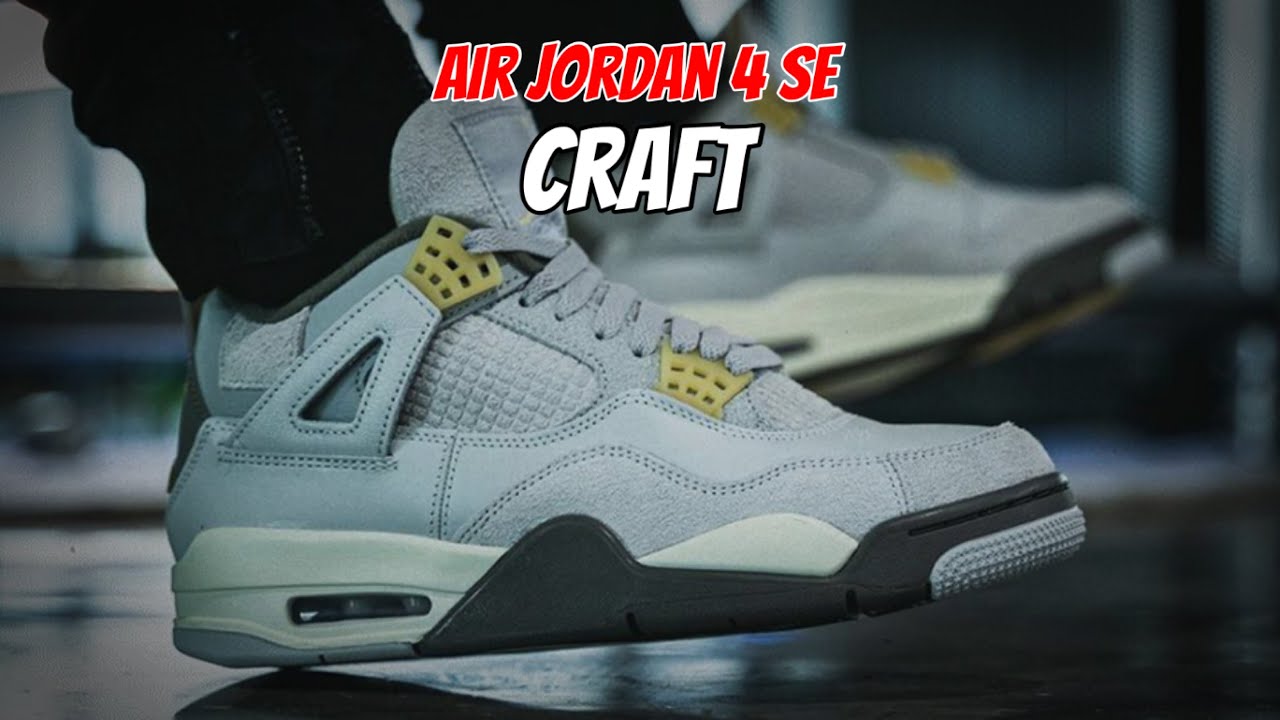 Air Jordan 4 SE Craft - YouTube