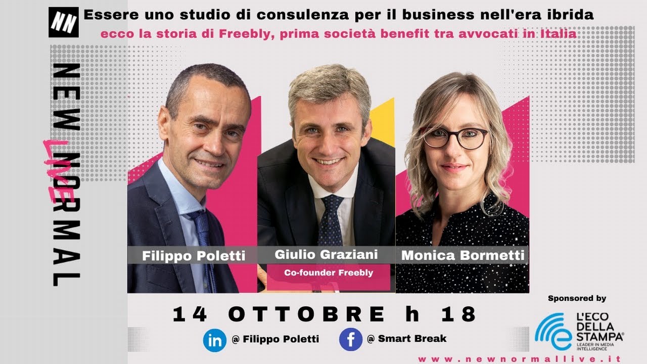 New Normal Live con Giulio Graziani, CEO e cofondatore di Freebly - YouTube