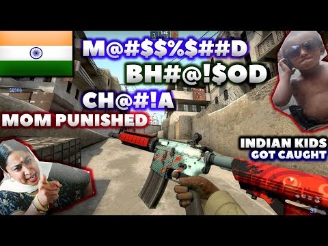 CS : GO  INDIAN KIDS ABUSING   GETTING CAUGHT | MOM PUNISHES