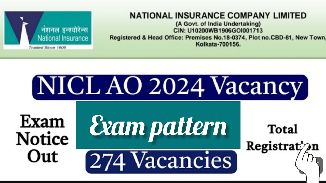 EXam pattern of NICL AO 2024।। NICL AO 2024।। Exam detail of NICL AO ...