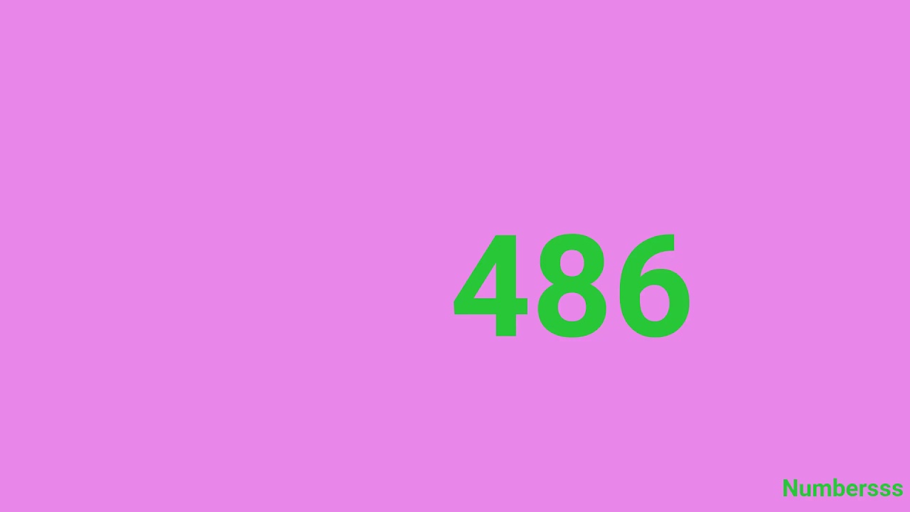 All numbers from 1 to 895 - YouTube