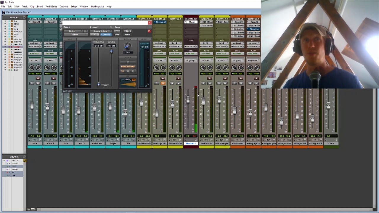 7. Grime beat-making tutorial - limiting and bouncing - YouTube