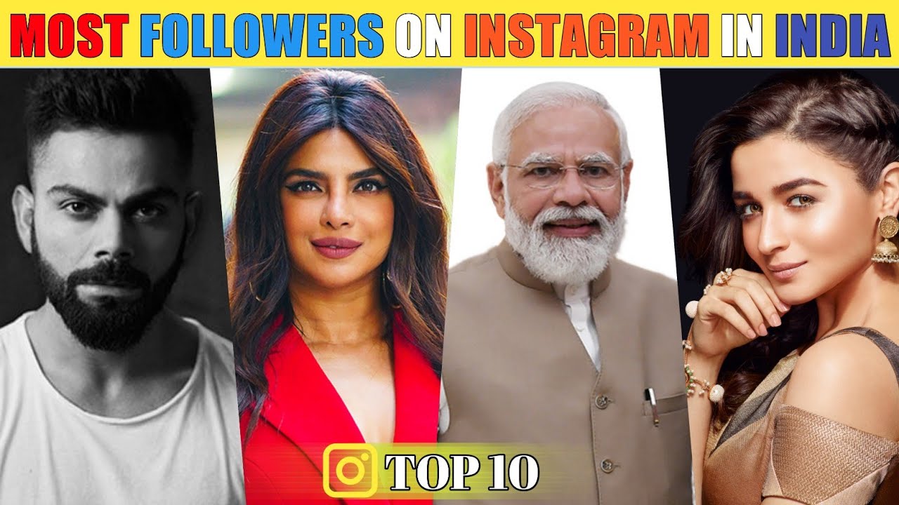 Most Followers On Instagram In India Top 10 2023 - YouTube