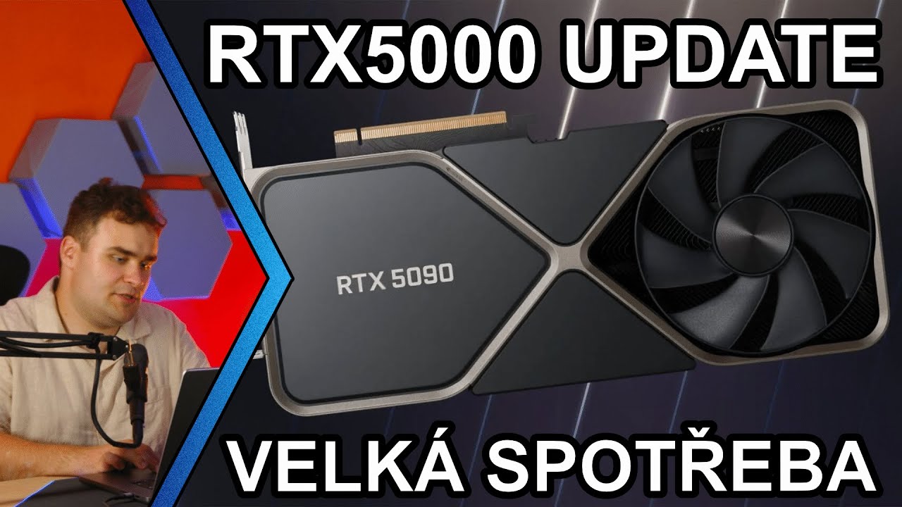 RTX5000 - Vyšší výkon a spotřeba - YouTube