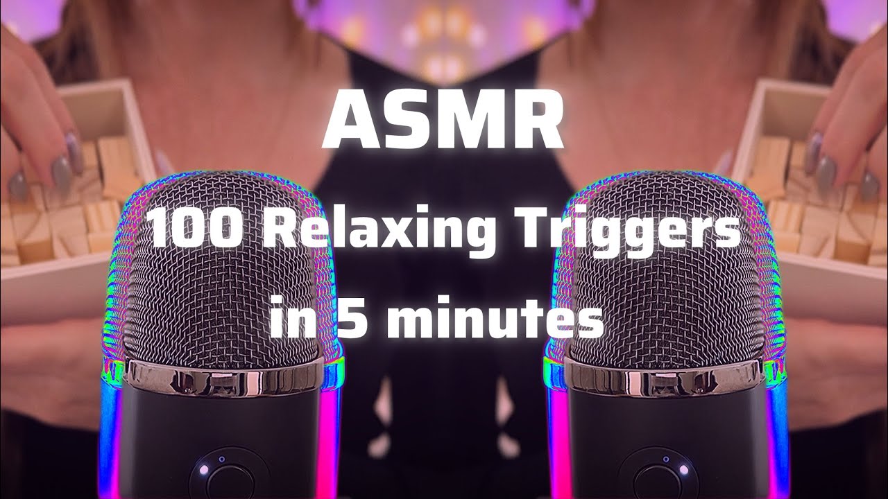 ASMR - 100 Relaxing Triggers in 5 minutes 🌟 - YouTube