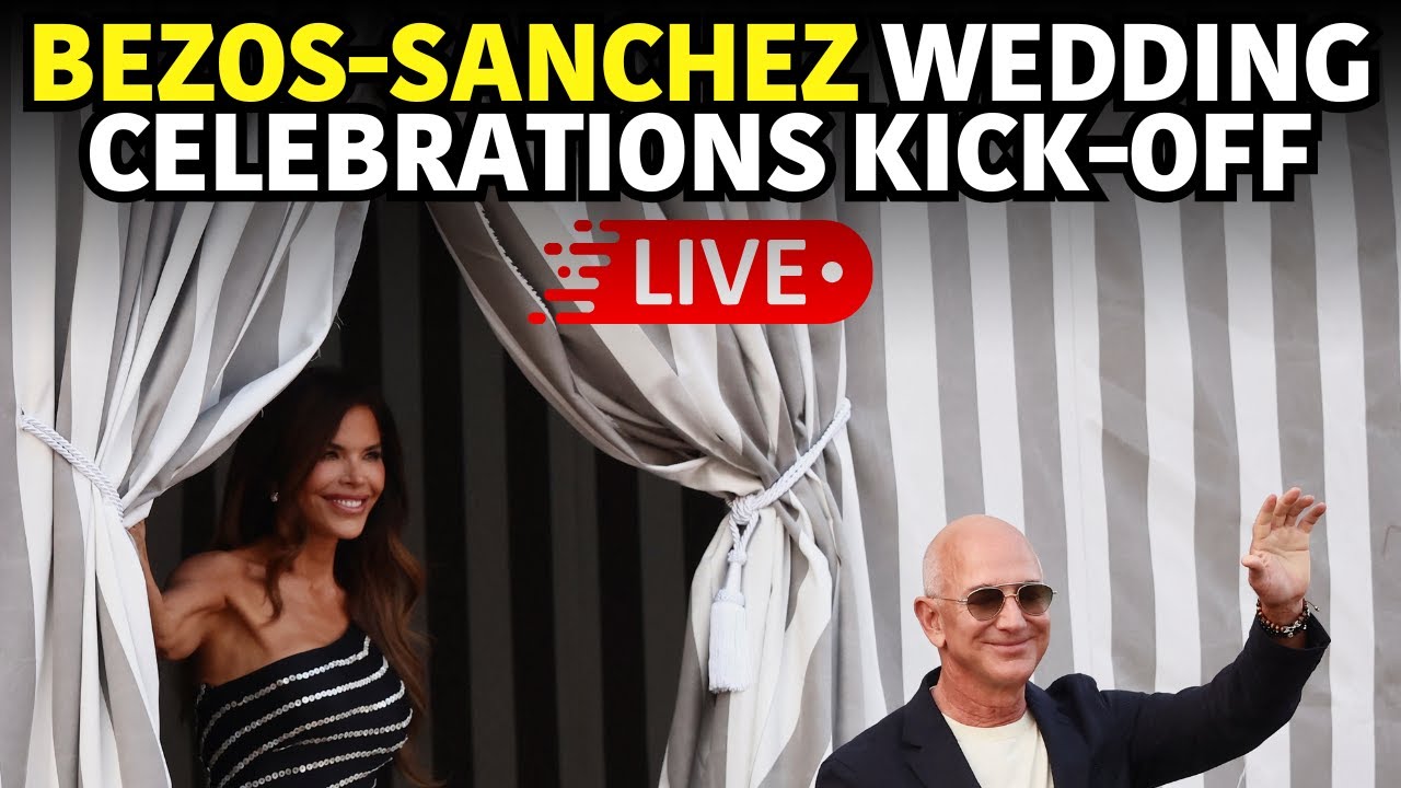 LIVE | Jeff Bezos Wedding | Bezos To Marry Lauren Sanchez In Venice ...