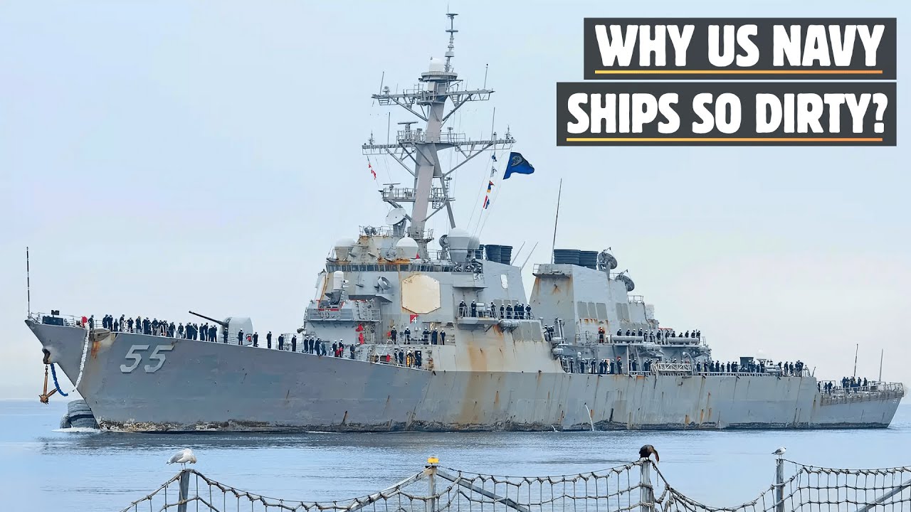 Why US Navy Ships Look So DIRTY - YouTube