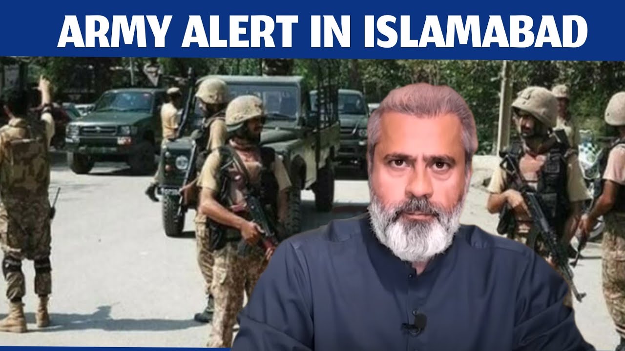 ARMY ALERT IN ISLAMABAD PTI LONG MARCH #imrankhan #pti #news #pakistan ...