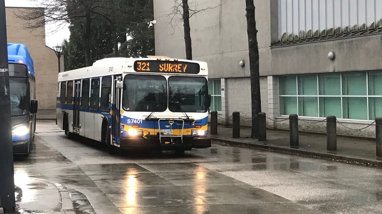 TransLink: 2000 New Flyer D40LF #7401 on Route 321 (RETIRED BUS) - YouTube
