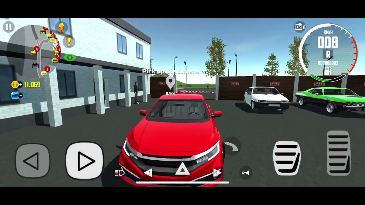 civic turbo car test game iOS/android - YouTube