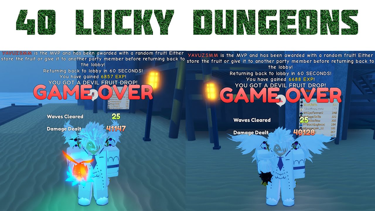 40 Lucky Dungeons [GPO] - YouTube