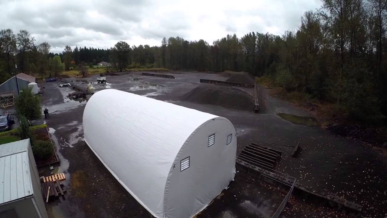 Alaska Structures - Salt and Sand Storage Buildings - YouTube