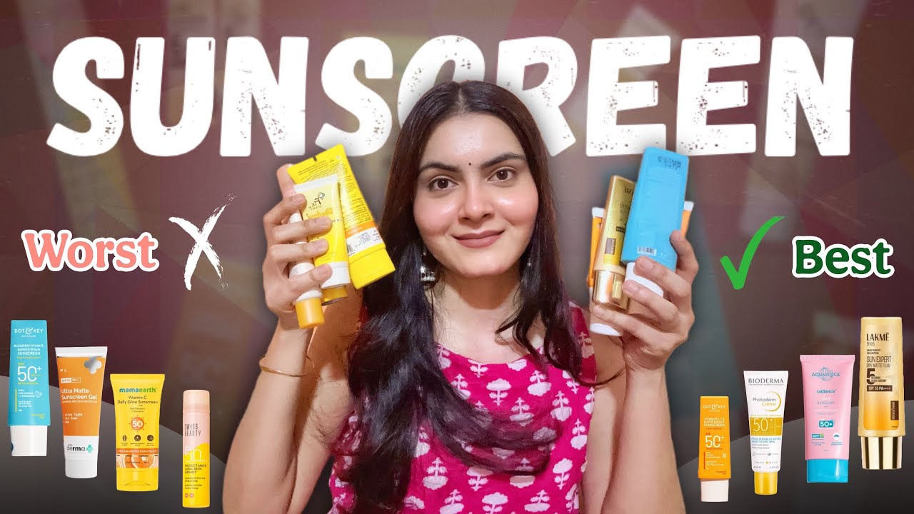 10 Best Sunscreens for Every Skin Type | Best Sunscreen 2025😍No white ...