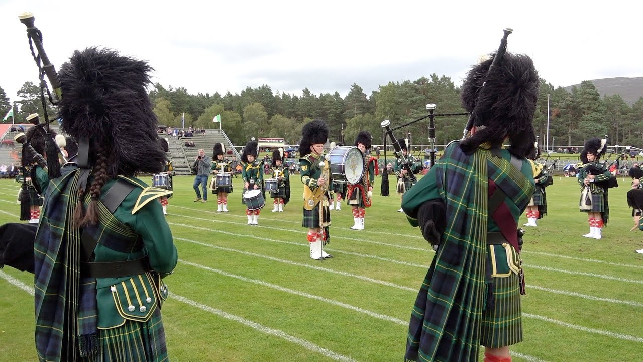 Loch Rannoch slow air set by Huntly & District Pipe Band during the ...