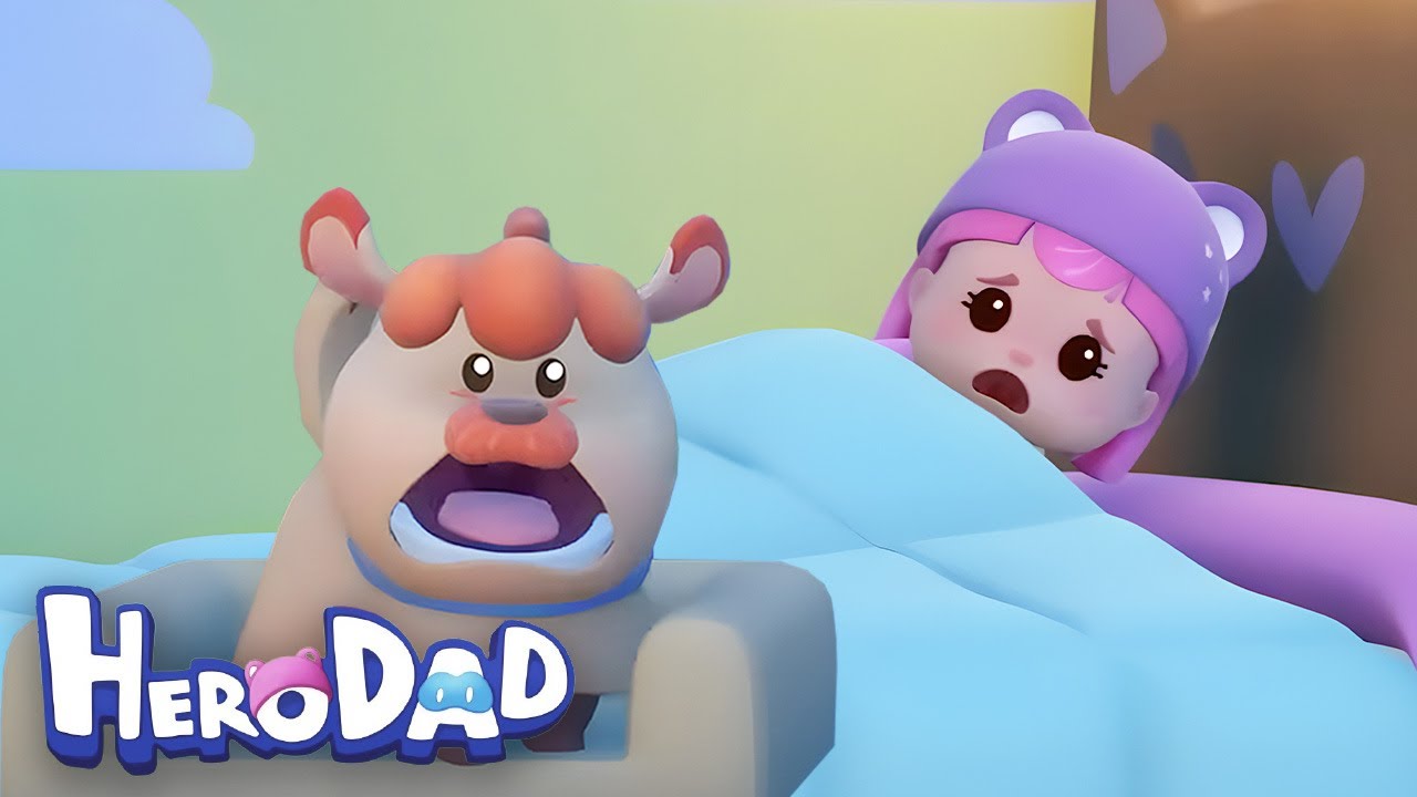 Scary Night! | Hero Dad | Cartoon for Toddlers and Children | 1 Hour ...