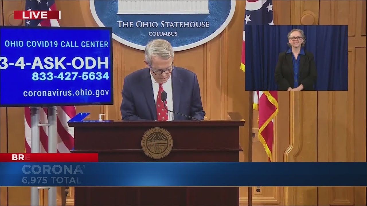 State of Ohio Governor DeWine coronavirus full press conference 4/13 ...