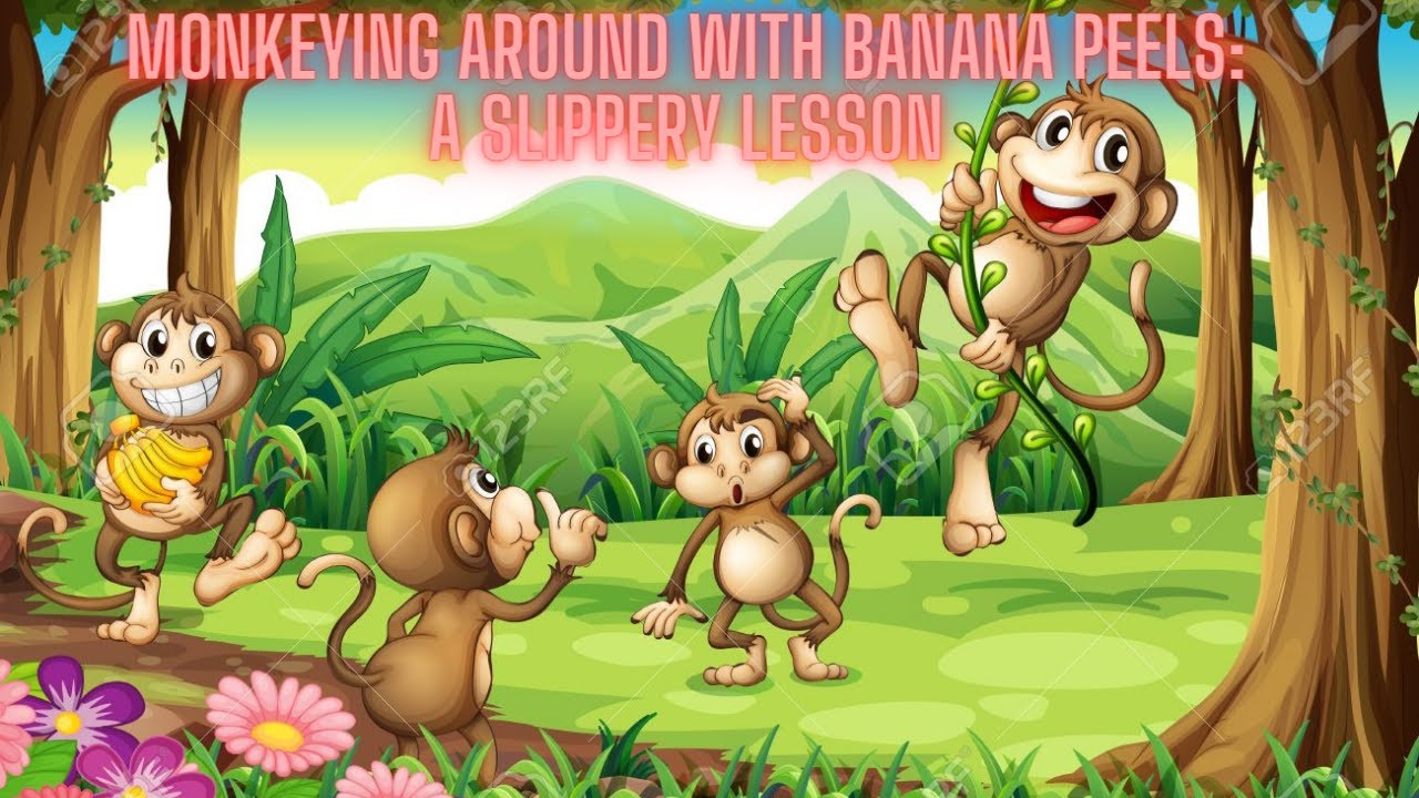 Monkeying Around with Banana Peels: A Slippery Lesson - YouTube