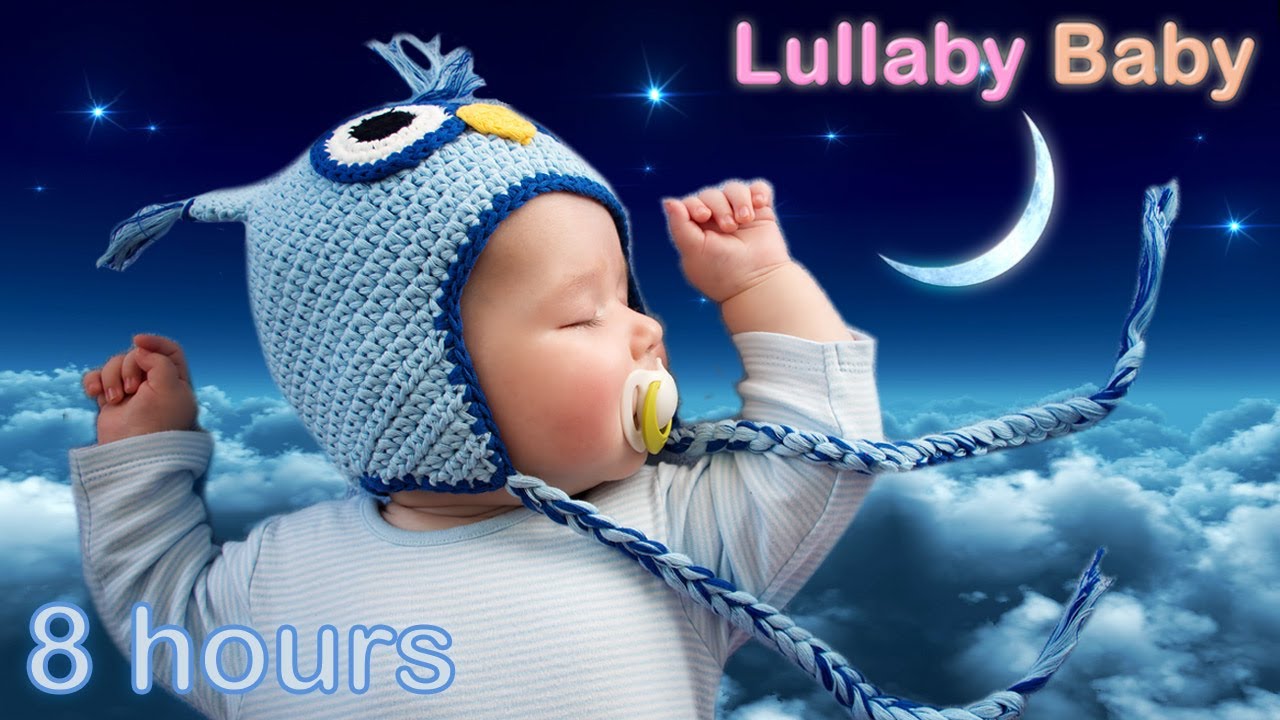 8 HOURS Baby Sleep Music ♫ MOON + CLOUDS ♫ Baby Calm Down ♫ Lullaby for ...