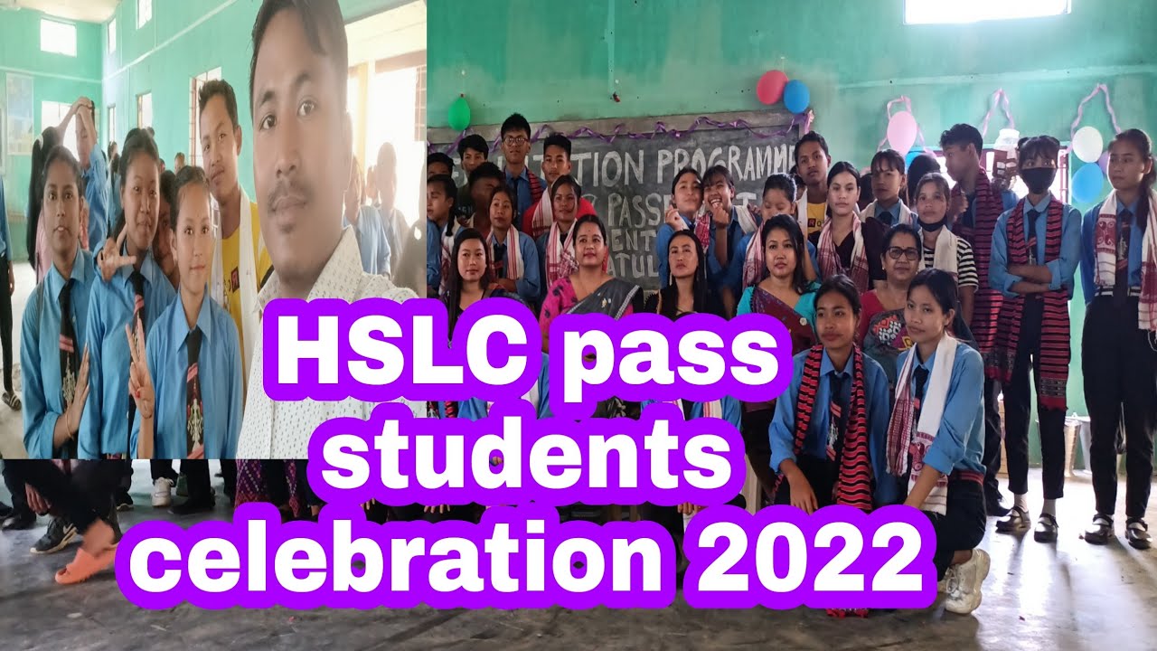 HSLC pass students celebration Humren girls high school co- education ...