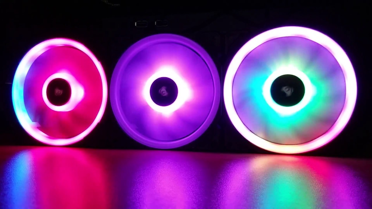 Corsair LL120 RGB led test - YouTube