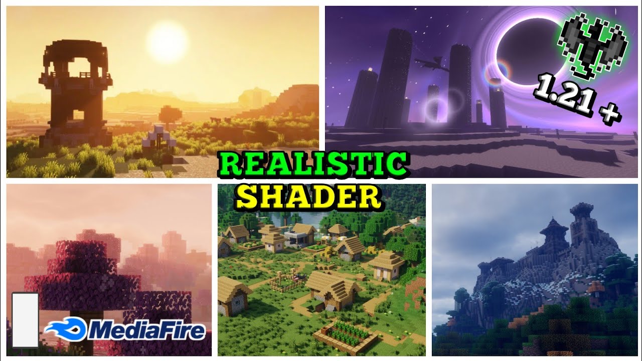 High Graphics shaders For Low And device Minecraft 1.21 🤫🤯 - YouTube