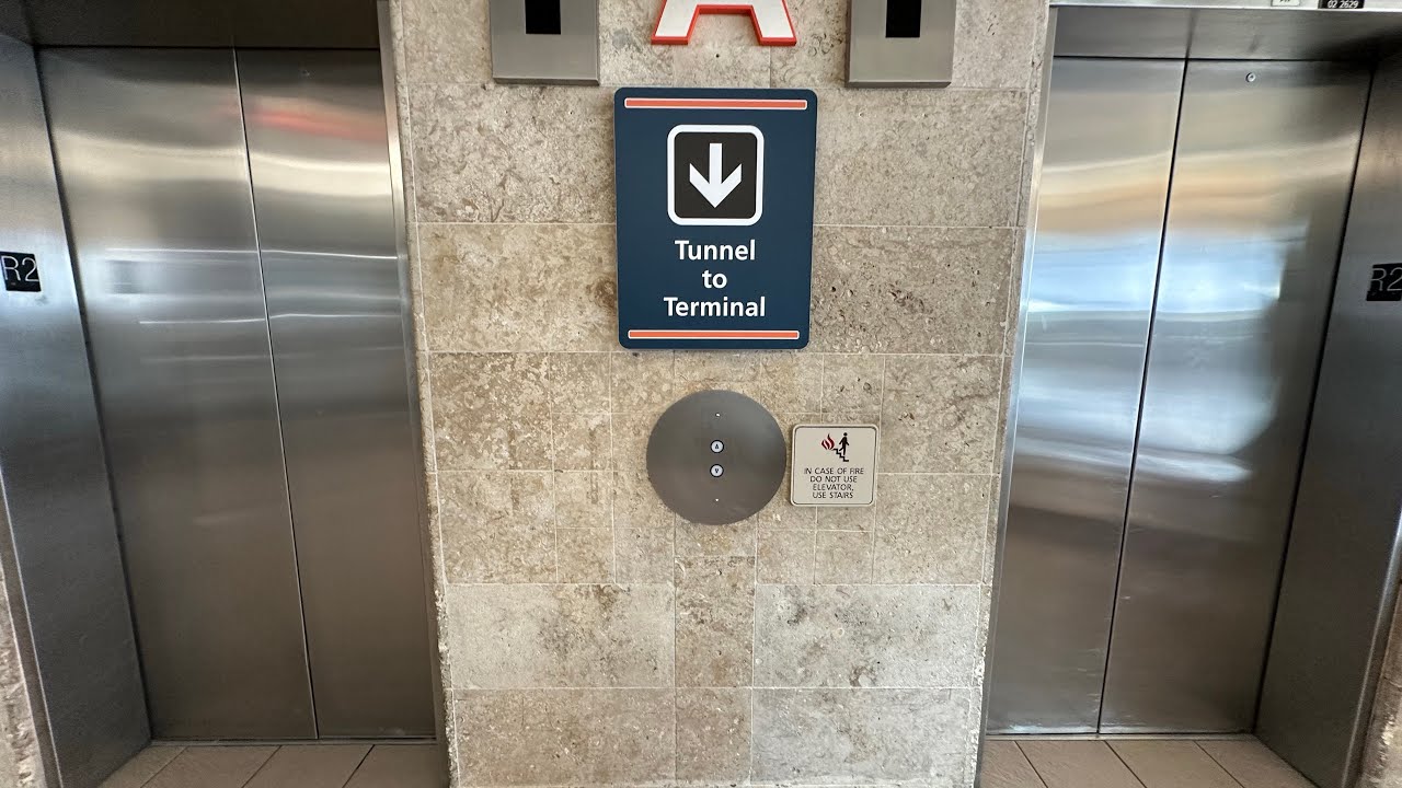 Schindler Elevators (To The Terminal) @ Orlando International Airport ...