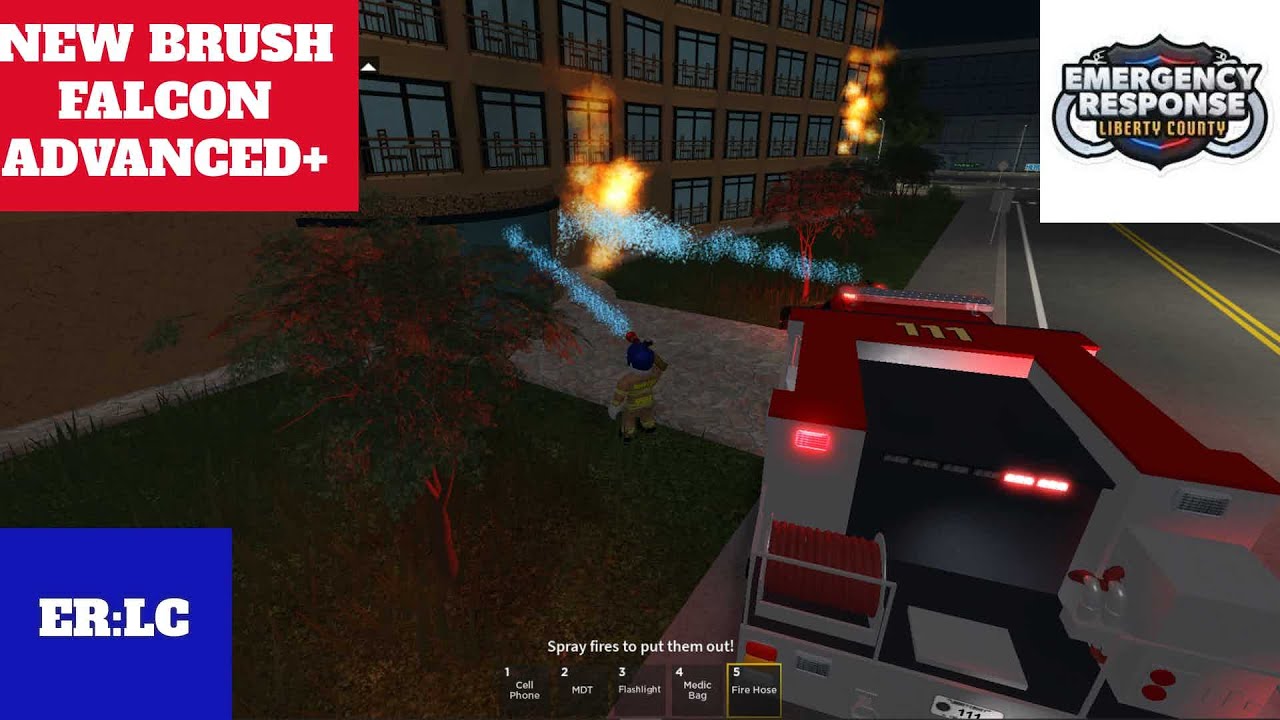 NEW BRUSH FALCON ADVANCED+ in ER:LC for Firefighters - YouTube
